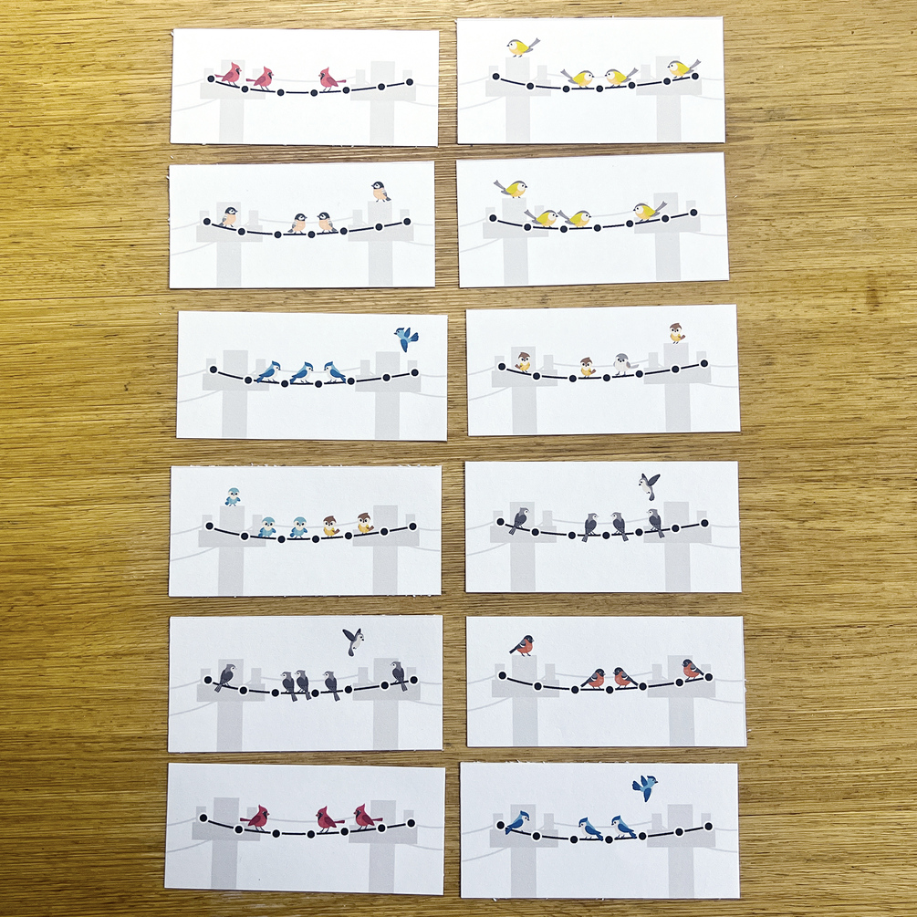 Sewing Activity Sheet : Wire Birds