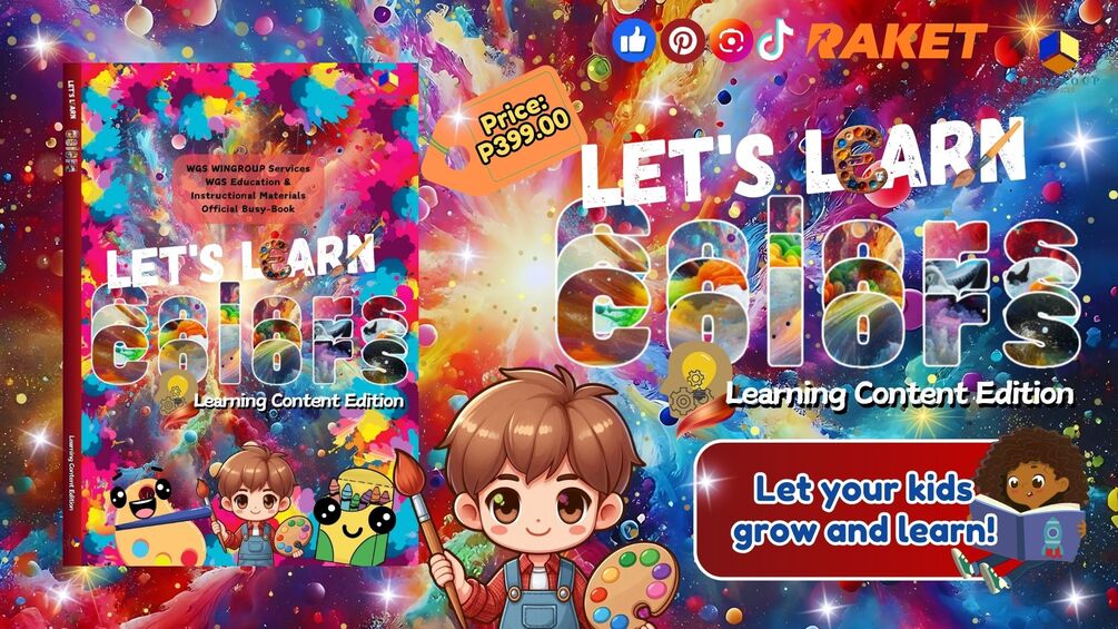 Let’s Learn Colors: Learning Content Edition A4 Size Format Printable ...