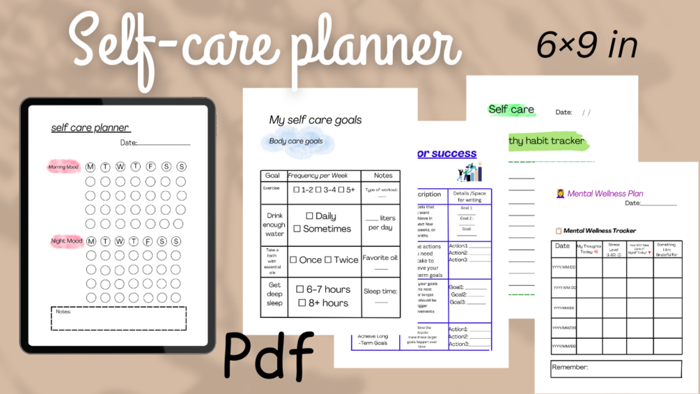 Rediscover Yourself: The Ultimate Self-Care Planner for a Balanced Mind ...