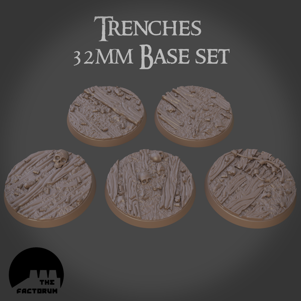 32mm Trench base set Pre-supported