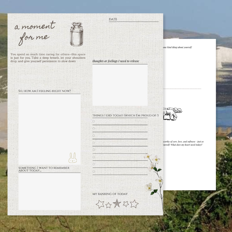 Healing Wool: A Digital Self-care & Self-Reflection Journal for Moms