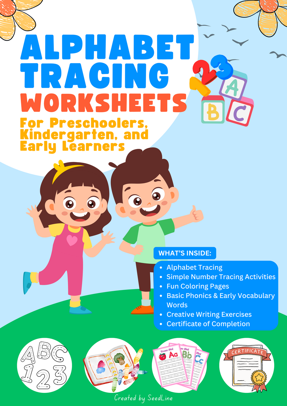 Alphabet Tracing – Printable Worksheets for Early Learners