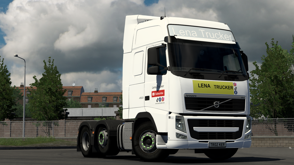 Lena Trucker skin for Volvo fh3 by johnny244. ETS2