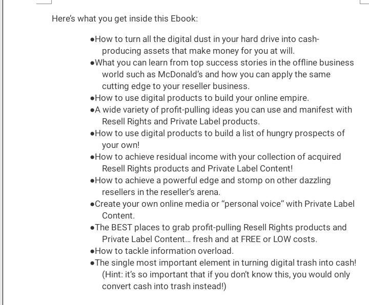 Turning Digital Trash to Digital Cash