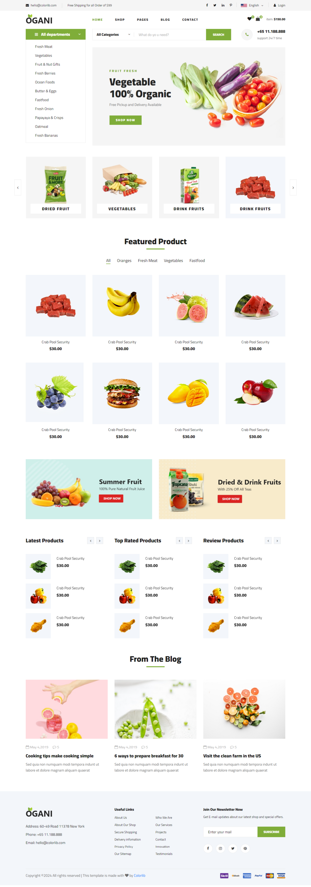 Free Bootstrap 4 HTML5 Responsive Ecommerce Website Template