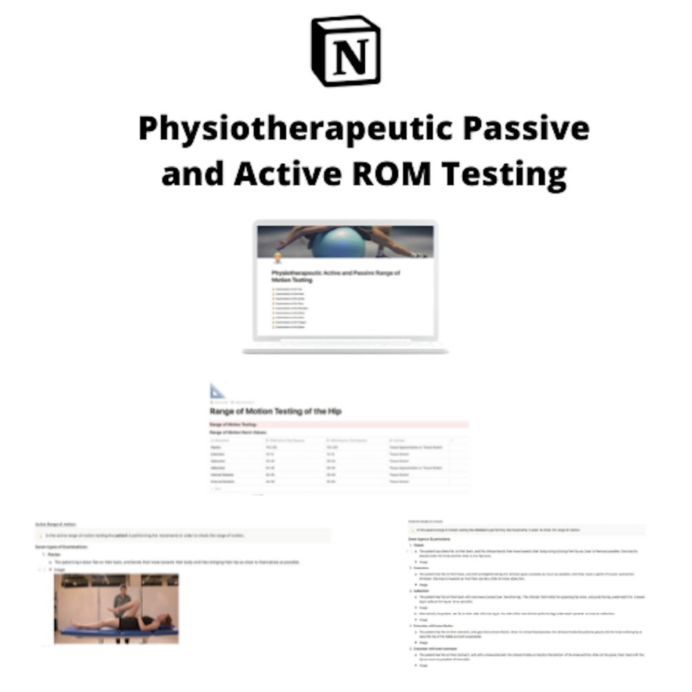 Physiotherapeutic Range of Motion Testing