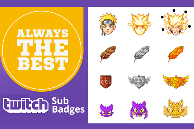 Custom Sub Badges – Unique Twitch Badges for Your Subscribers, Bit ...