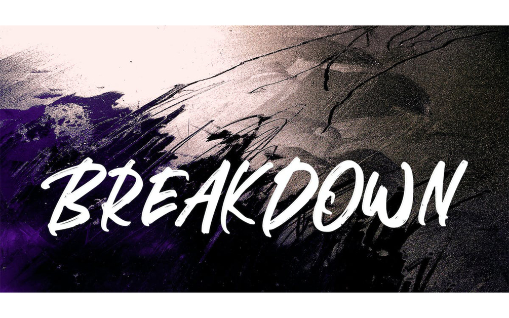 Breakdown Brush Font