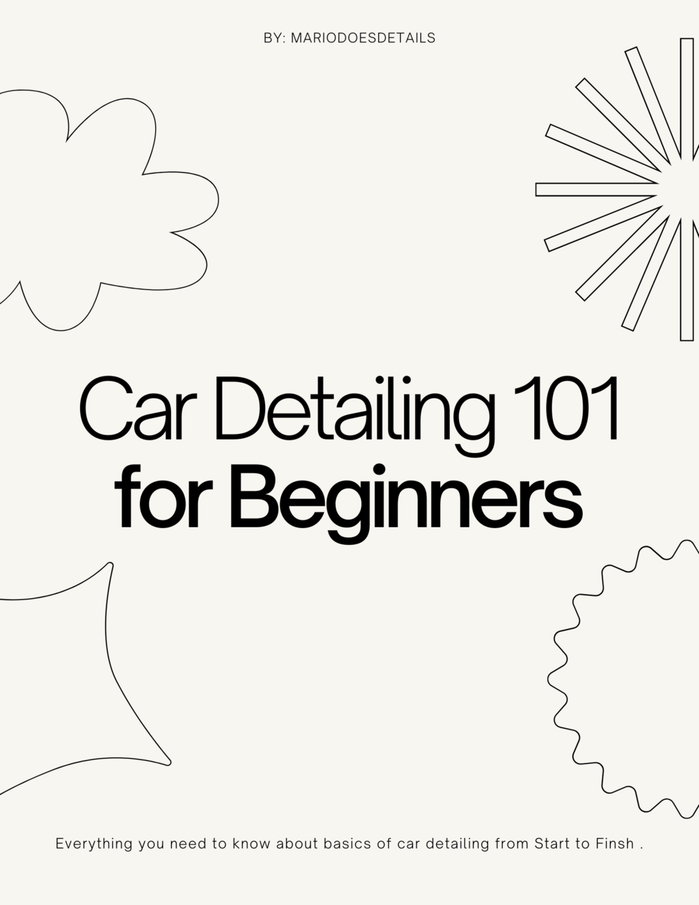 Car Detailing 101: For Beginners