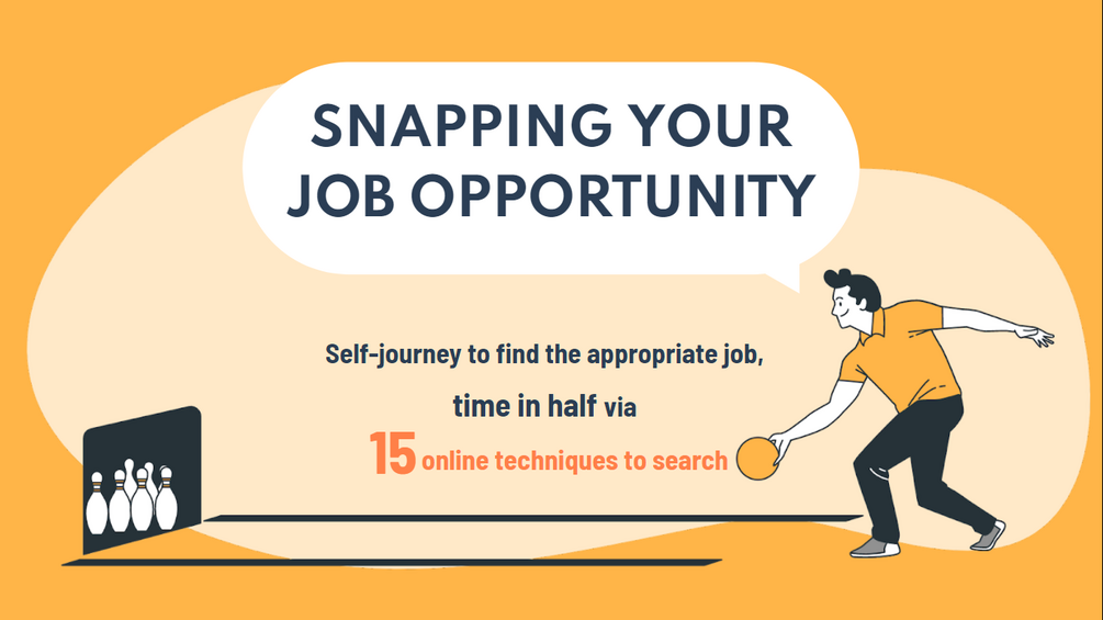 Snapping your job opportunity! اقتنص فرصتك الوظيفية