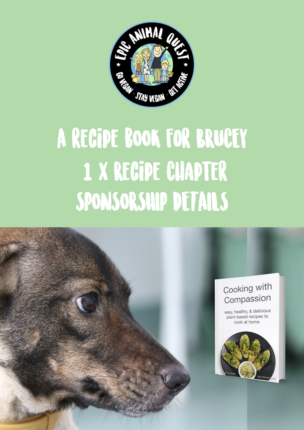 A Book For Brucey: 1 x Recipe Chapter Sponsorship