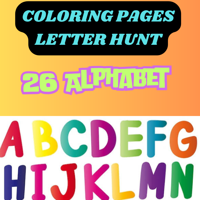 LETTER HUNT ALPHABET COLORING BOOK