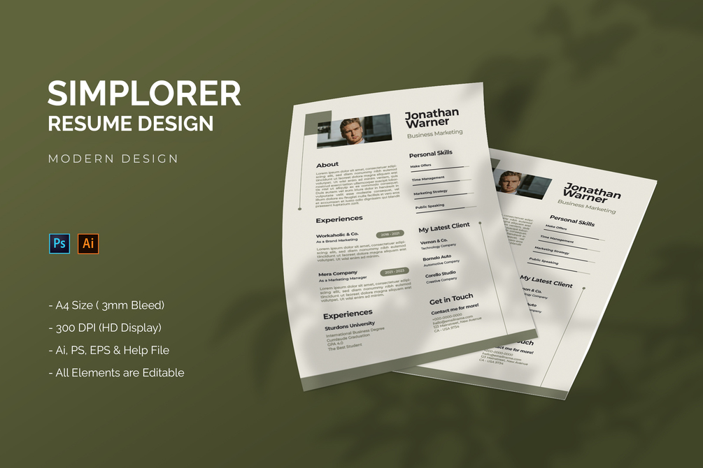 Simplorer - Resume Template