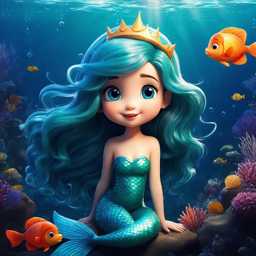 The Daughter of the Sea King_book story for kids