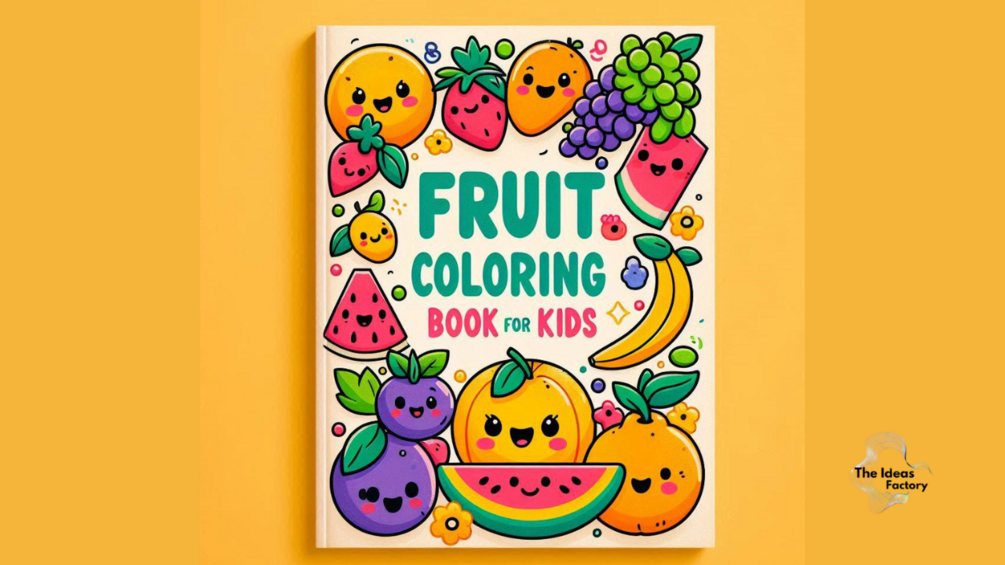 Printable Fruit Coloring Book for Kids | Educational PDF with Fruit ...