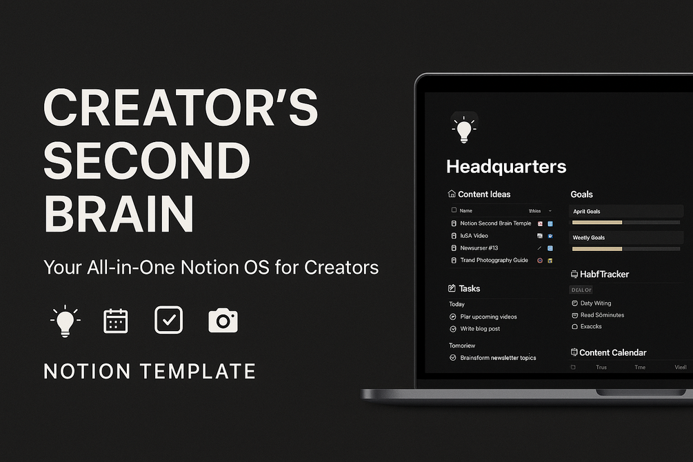 Creator’s Second Brain — Notion OS