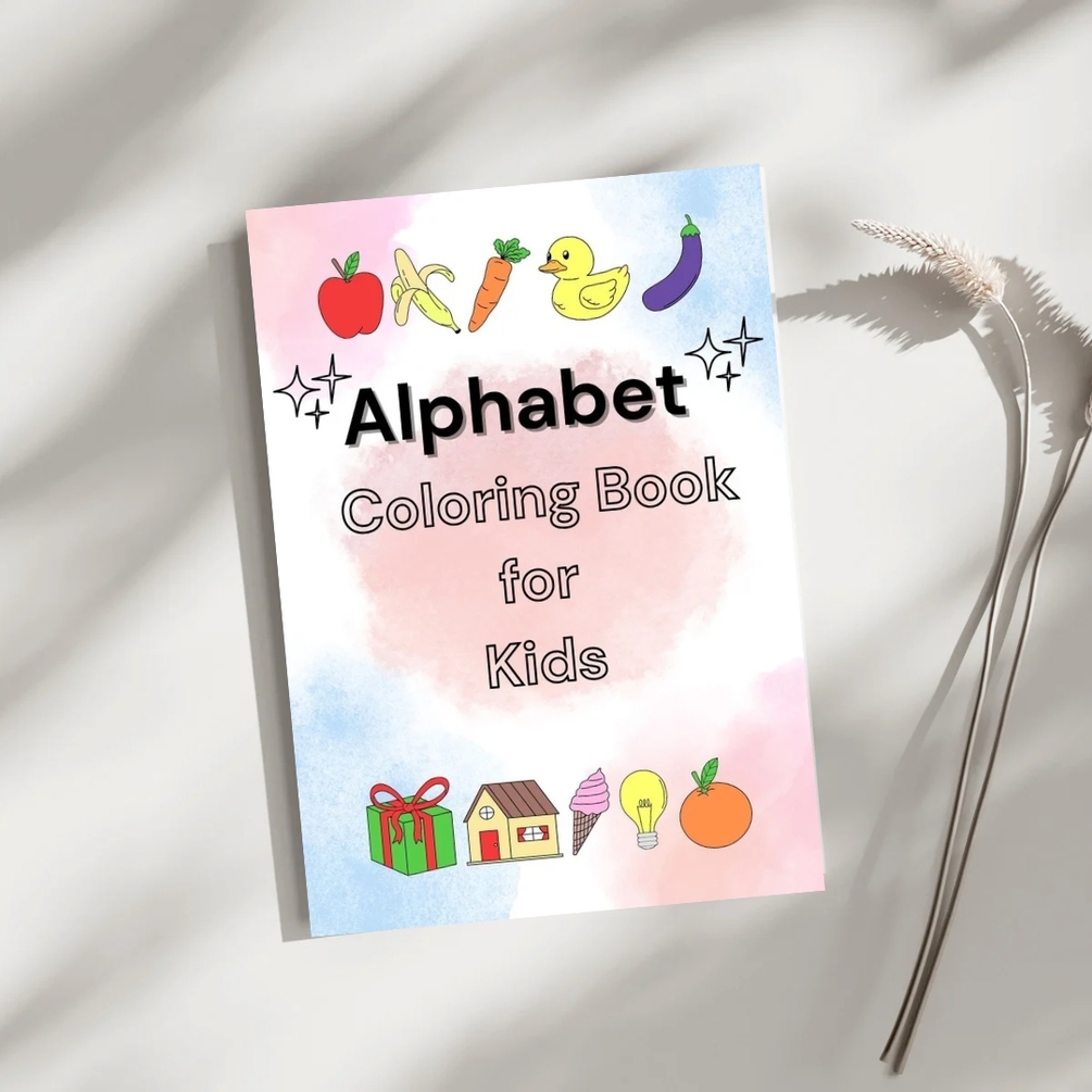 Alphabet Coloring Book and Tracing Words by CD