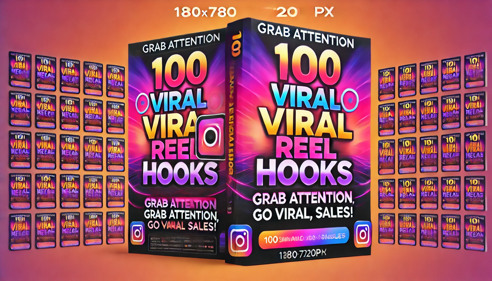100 Magnetic Hooks for Viral Reels!