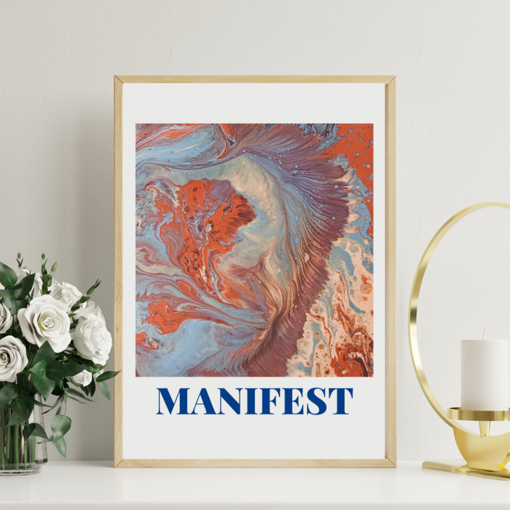 Manifest wall art