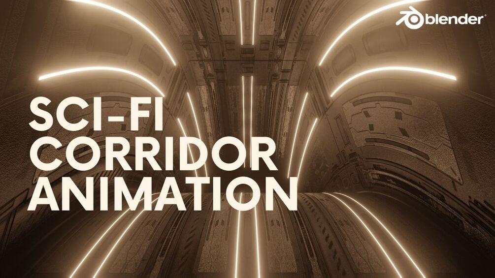 Sci-Fi Corridor Animation Source Project