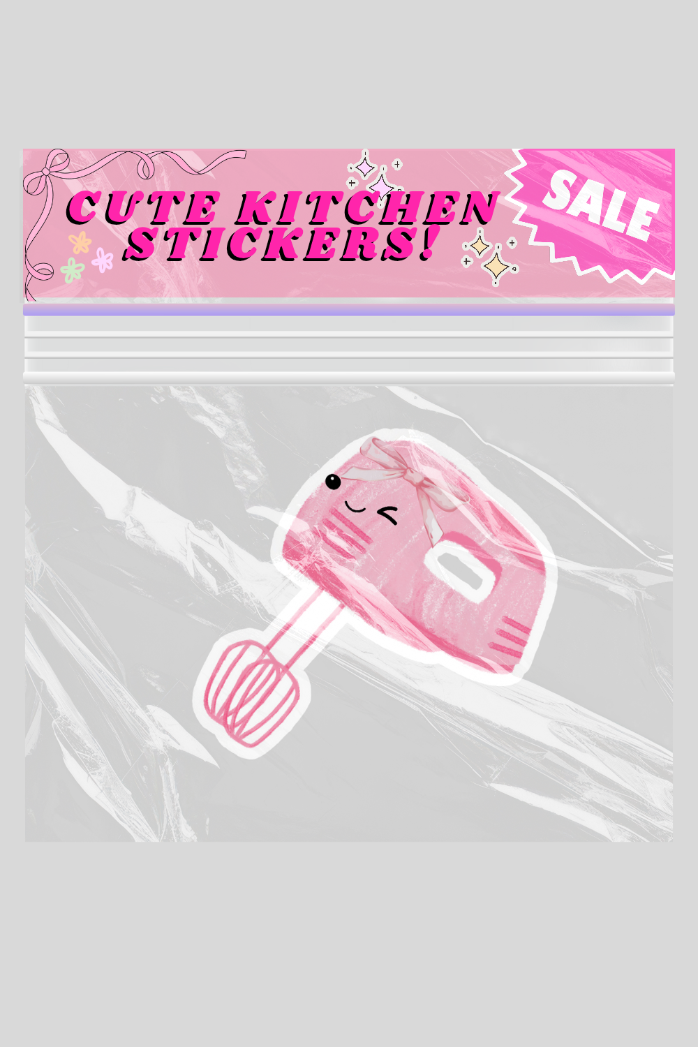 Kawaii Kitchen Sticker Pack – Cute Digital Stickers for Planners ...