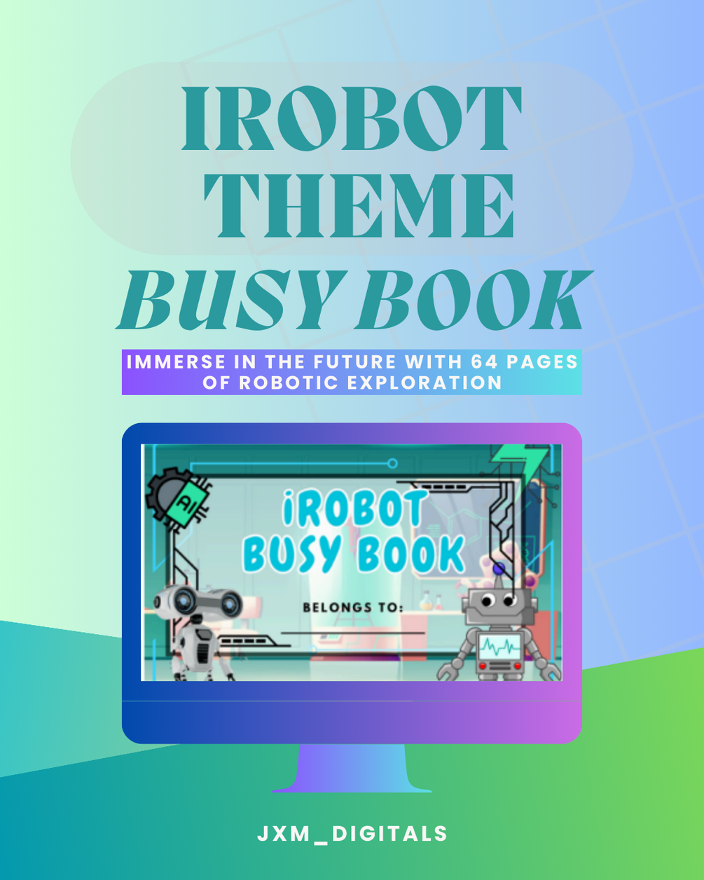 iROBOT THEME BUSY BOOK