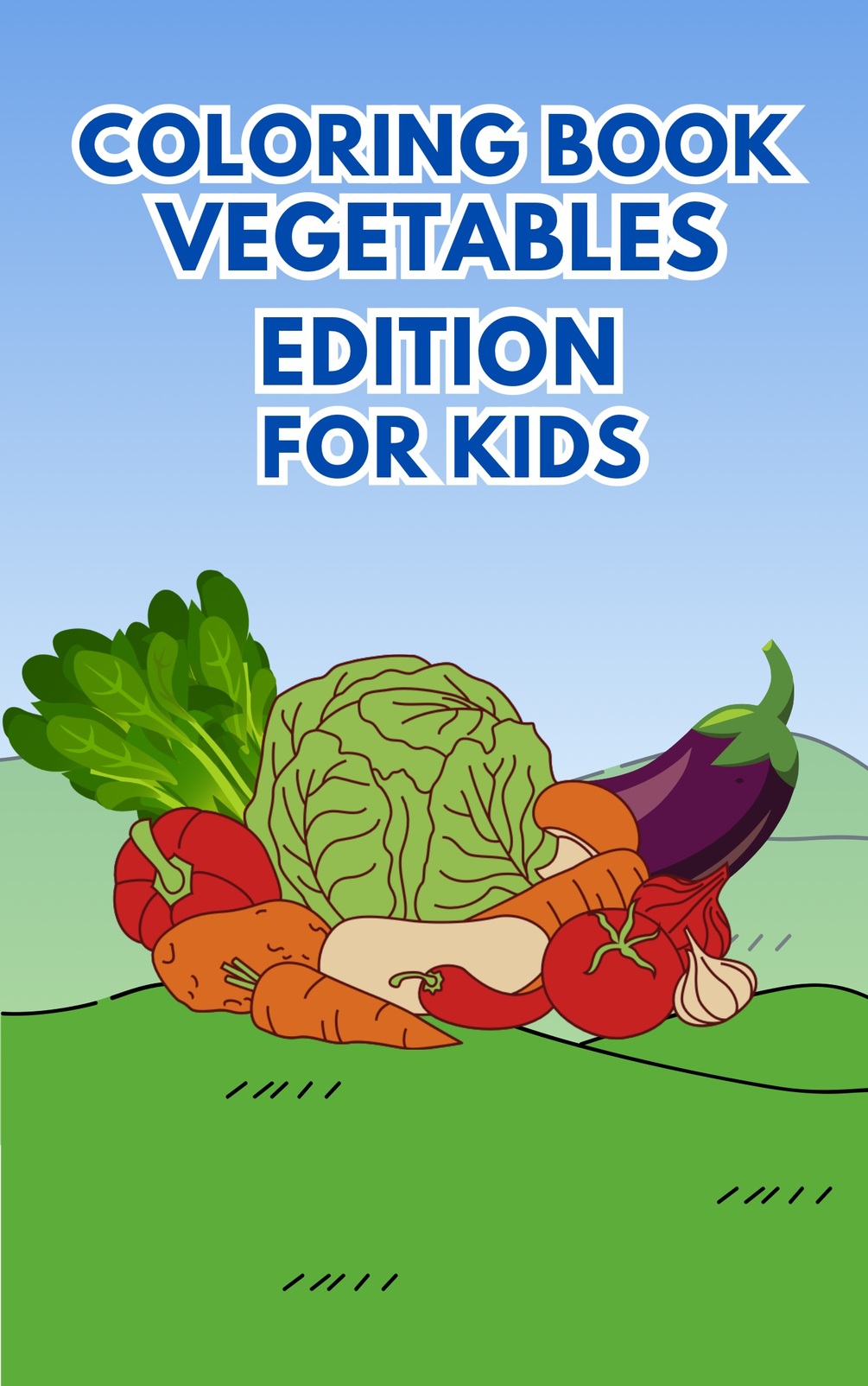 Coloring Book Vegetables Edition