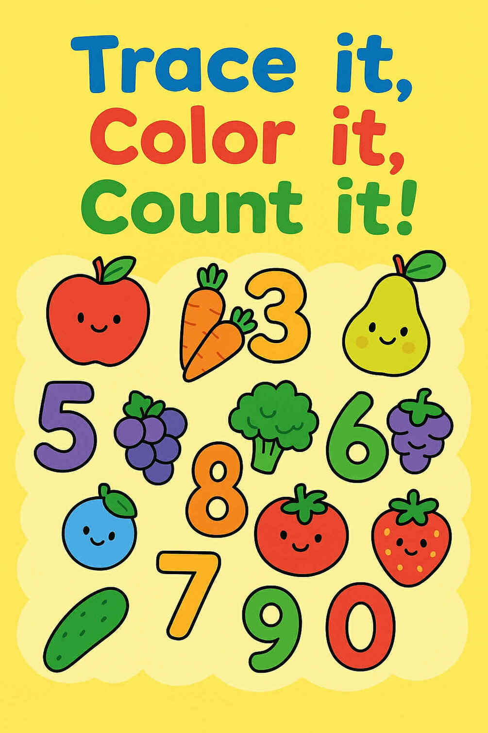 Trace it, Color it, Count it