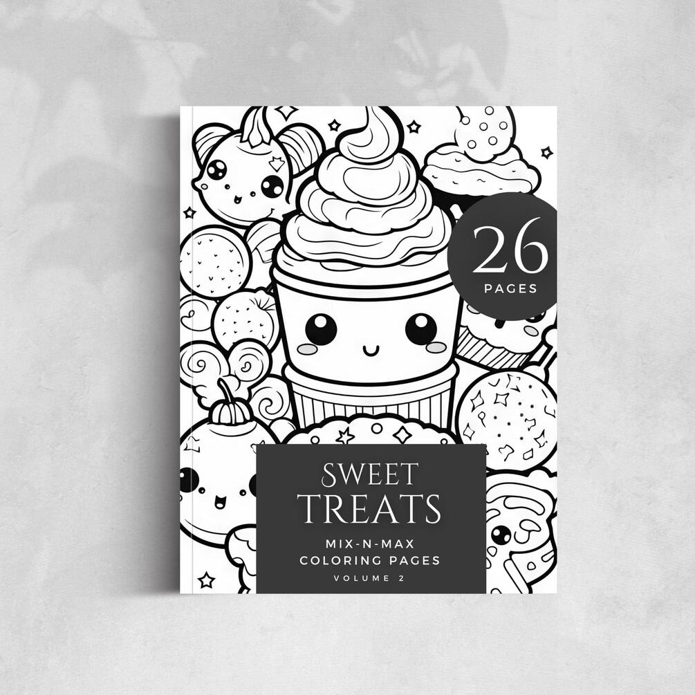 Sweet Treats Coloring Page