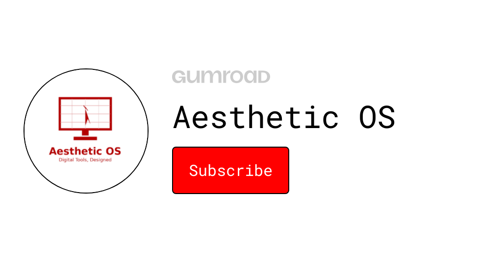 Aesthetic OS