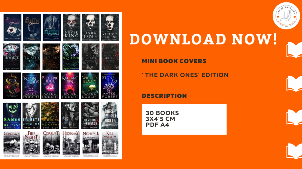 Mini Book Covers - The dark ones