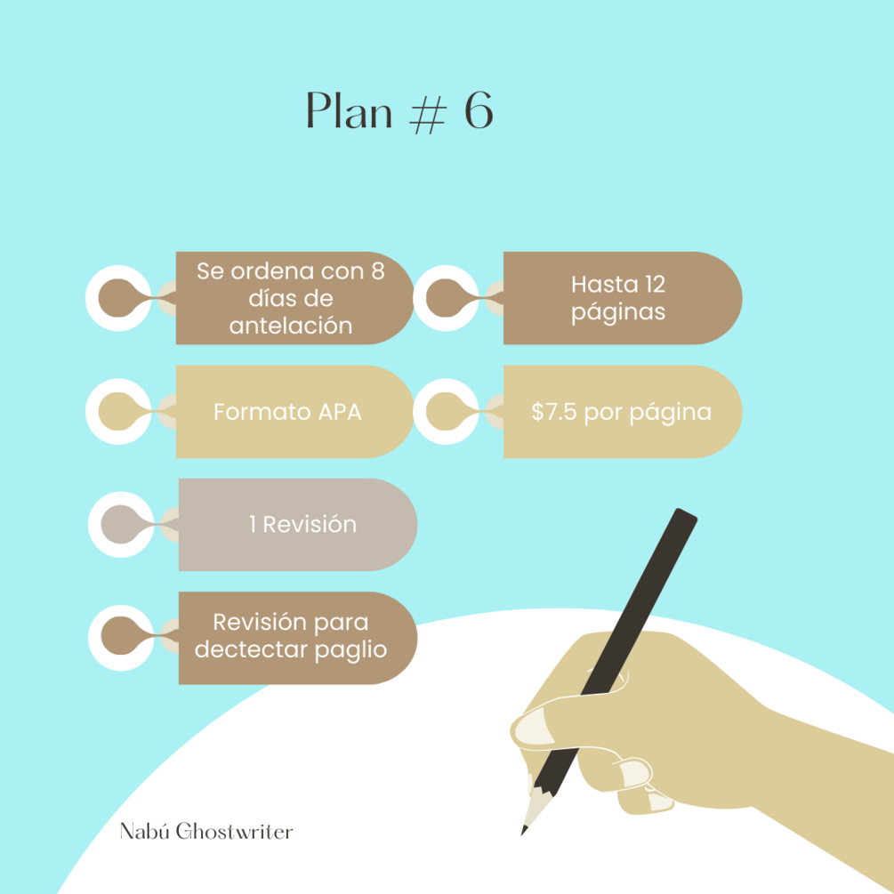 Plan # 6