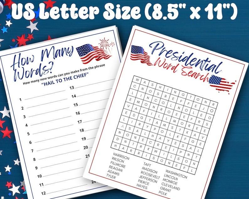 Presidents Day Game Bundle