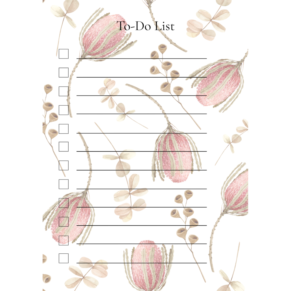 Boho Theme To-Do List | 10 A4 Printable Pages