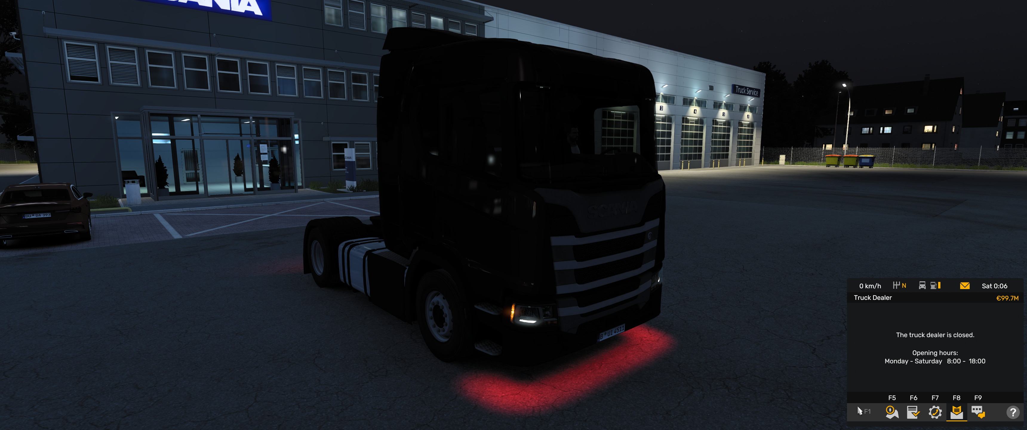 Neons for your Scania night driving - WC007 D3SIGN