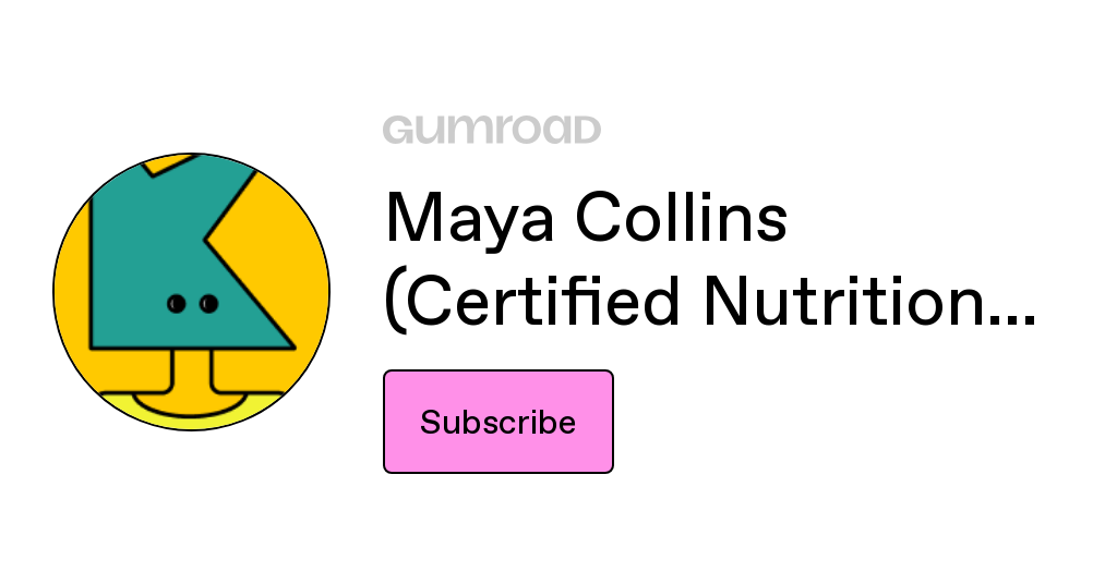 Maya Collins (Certified Nutrition Coach)