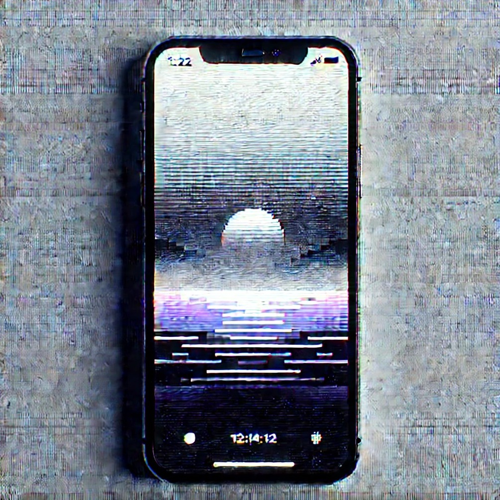 Soft Static – Glitchy Minimalist Wallpapers