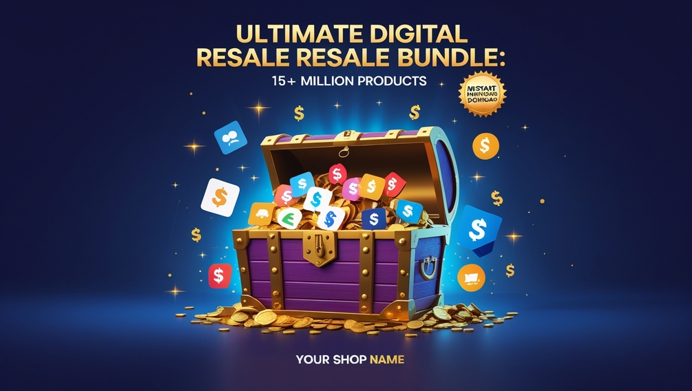 15+ Million Products | ULTIMATE DIGITAL RESALE BUNDLE: Canva Templates ...