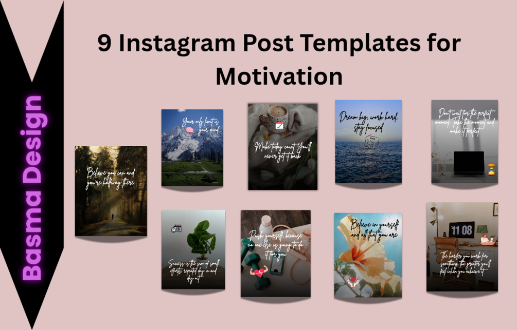 Transform Your Feed: 9 Unconventional Motivational Instagram Templates