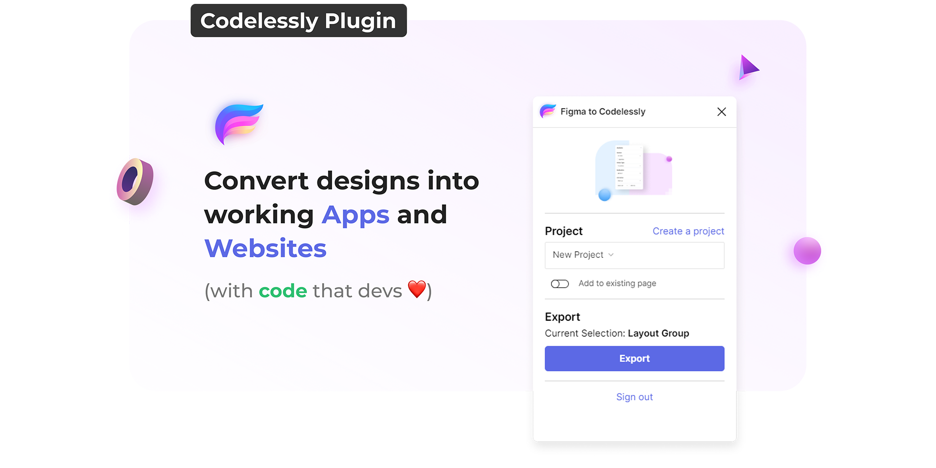 Codelessly Lifetime License