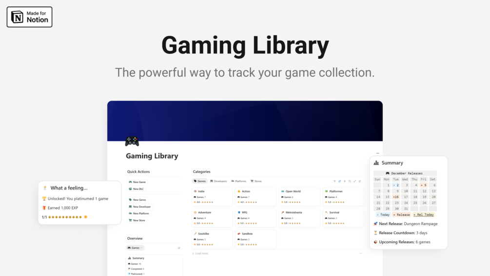 Gaming Library