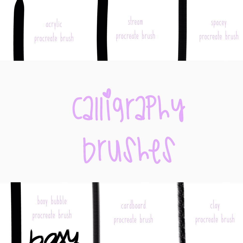 Procreate Calligraphy Brushes