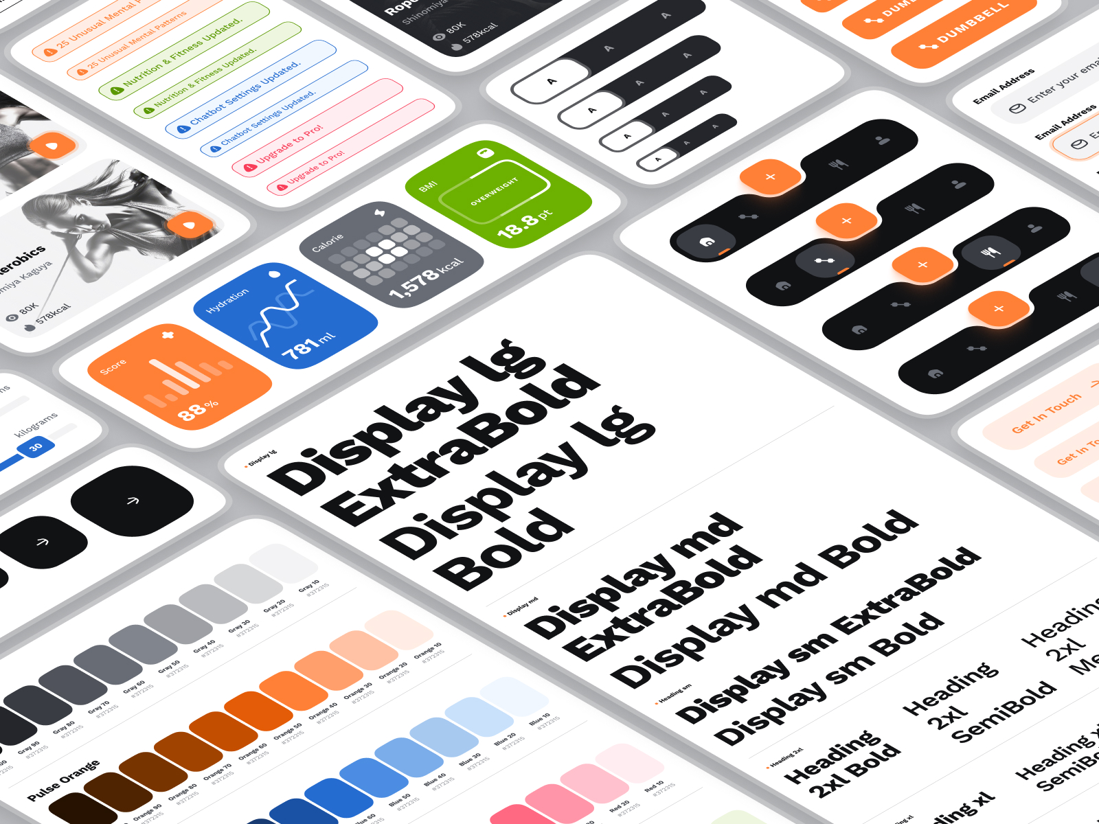 sandow UI Kit: AI-Driven Fitness & Nutrition App