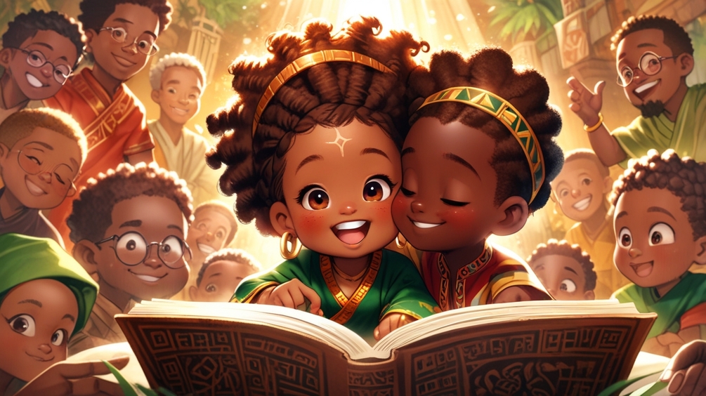 Afrocentric Chibi Bible Stars