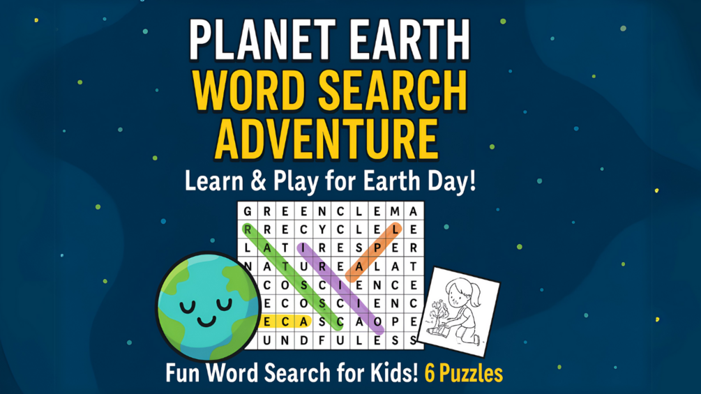 Planet Earth Word Search Adventure
