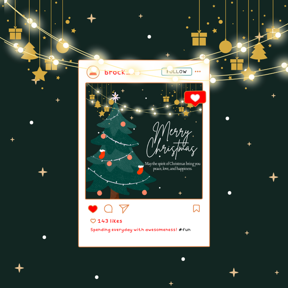 Christmas Insta Post