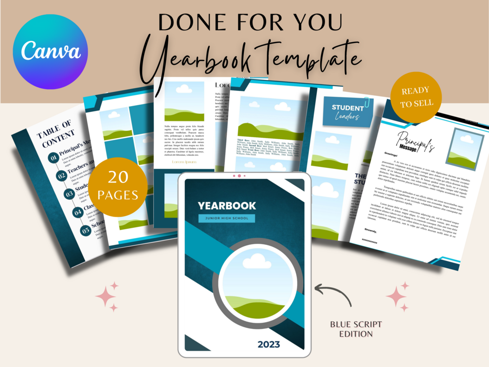 yearbook template