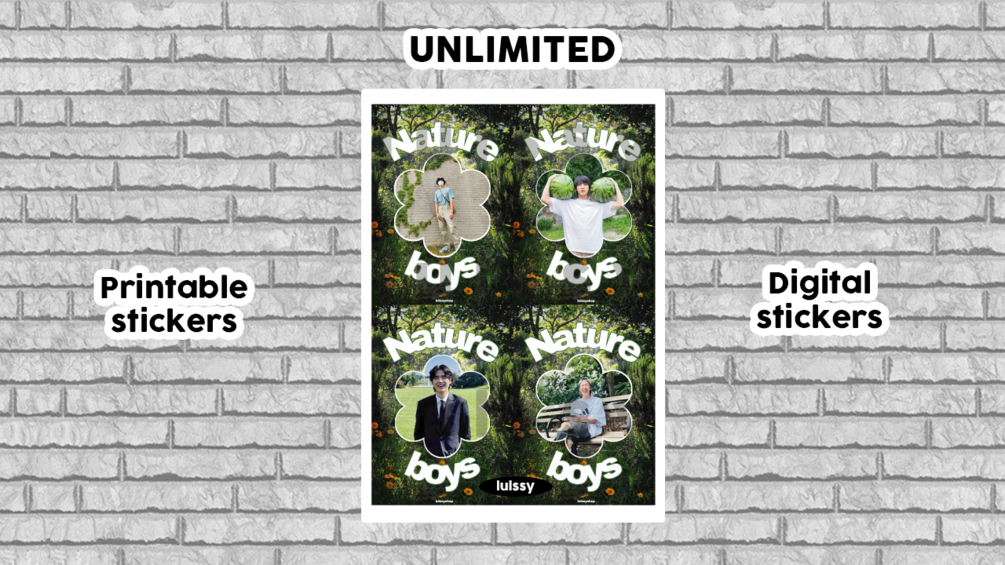 bts nature boys posters