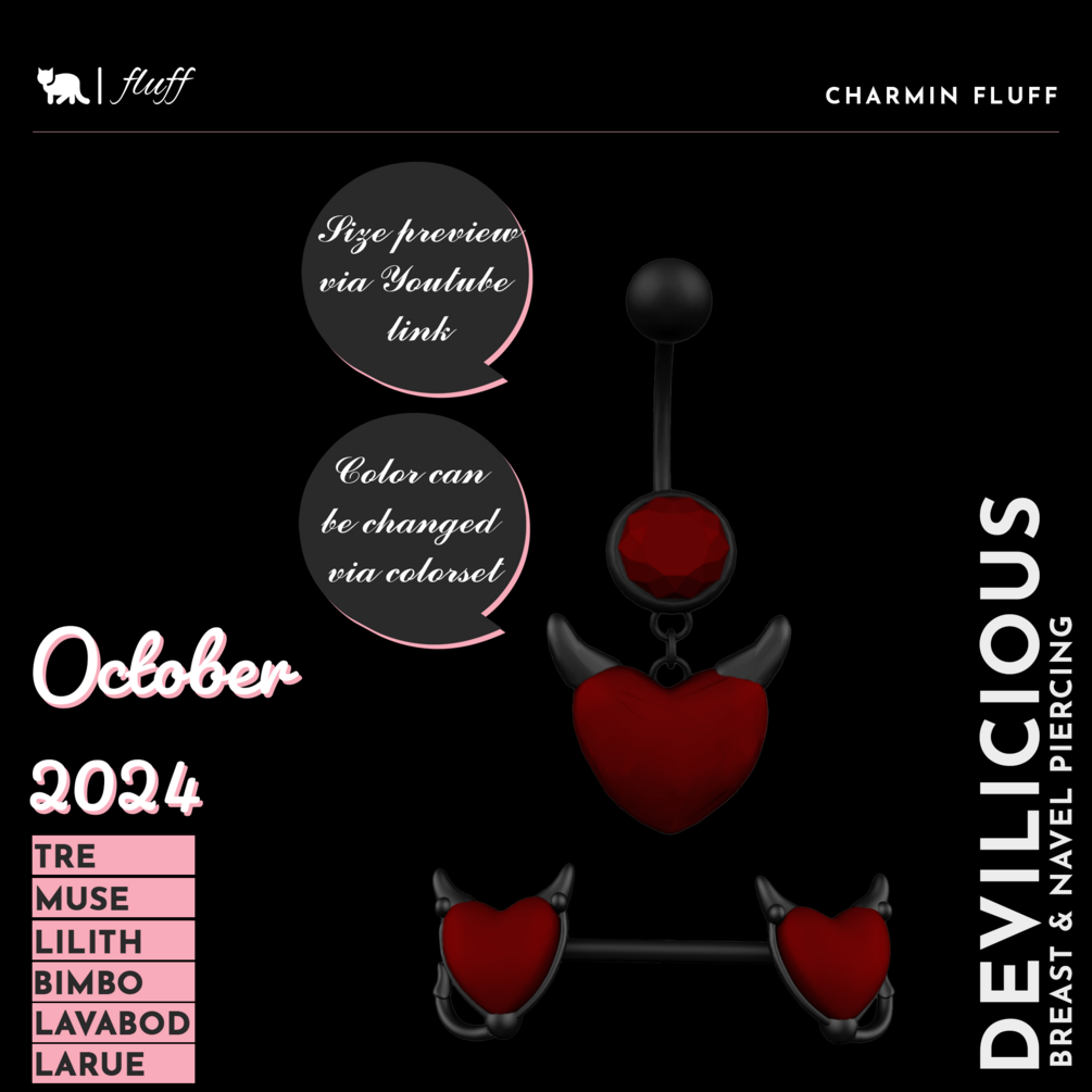 Devilicious - Piercing for chest & navel