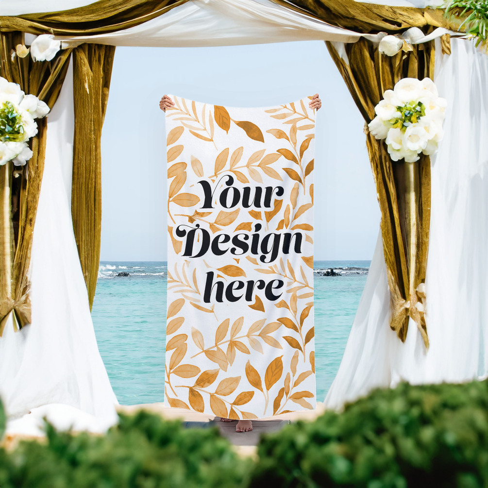 Beach Towel Mockup | PSD Beach Towel Template | Smart Object Mockup ...
